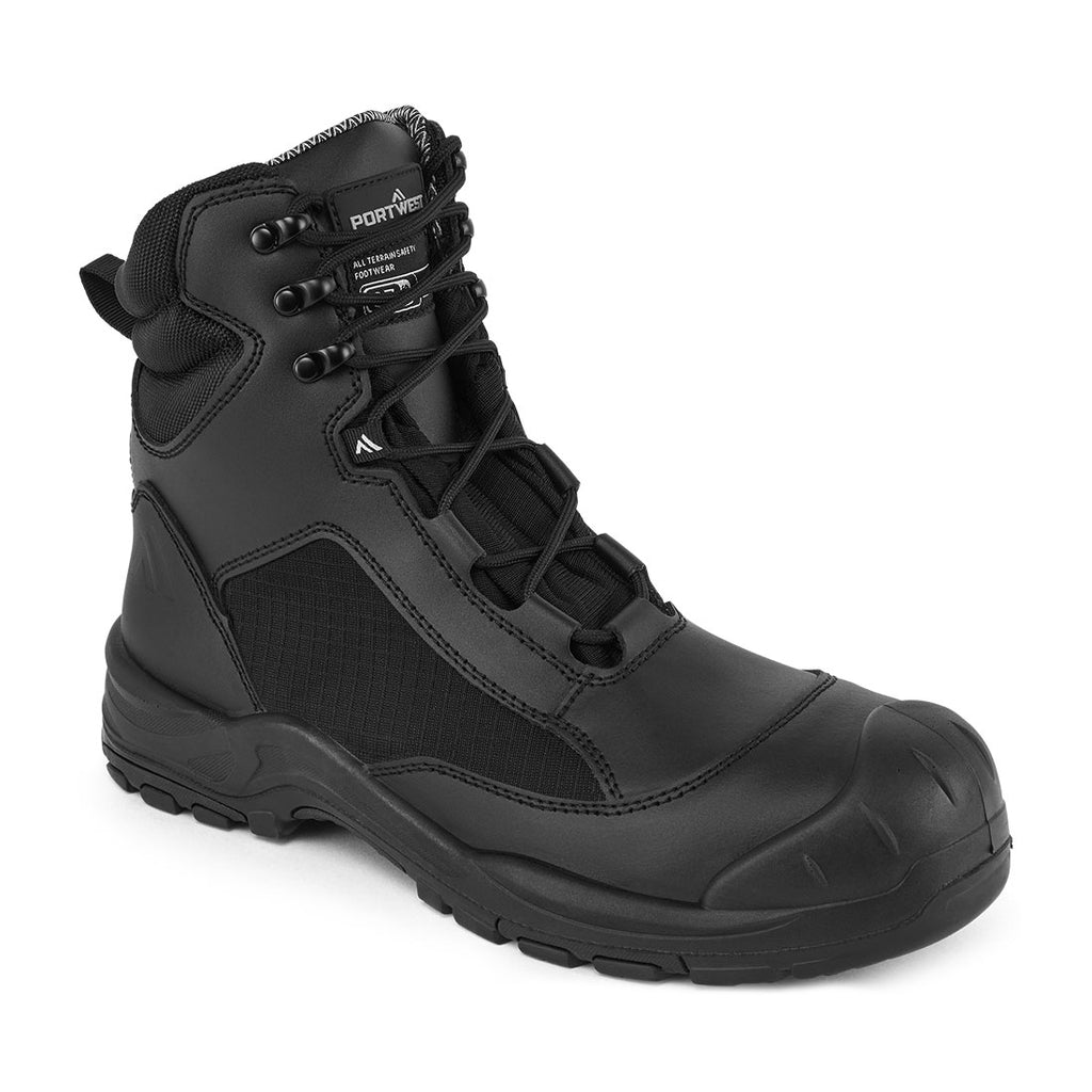 Portwest Patrol Occupational Boot O7S SR FO SC HRO - Black - FC26BKR ...