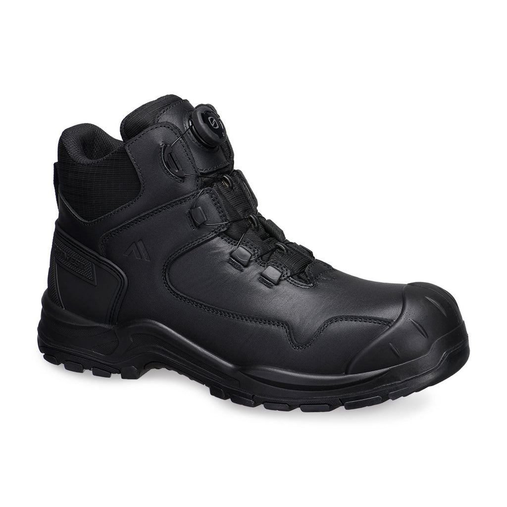 Portwest Composite Leather Ankle Boot S3S HRO SR FO SC - Black ...