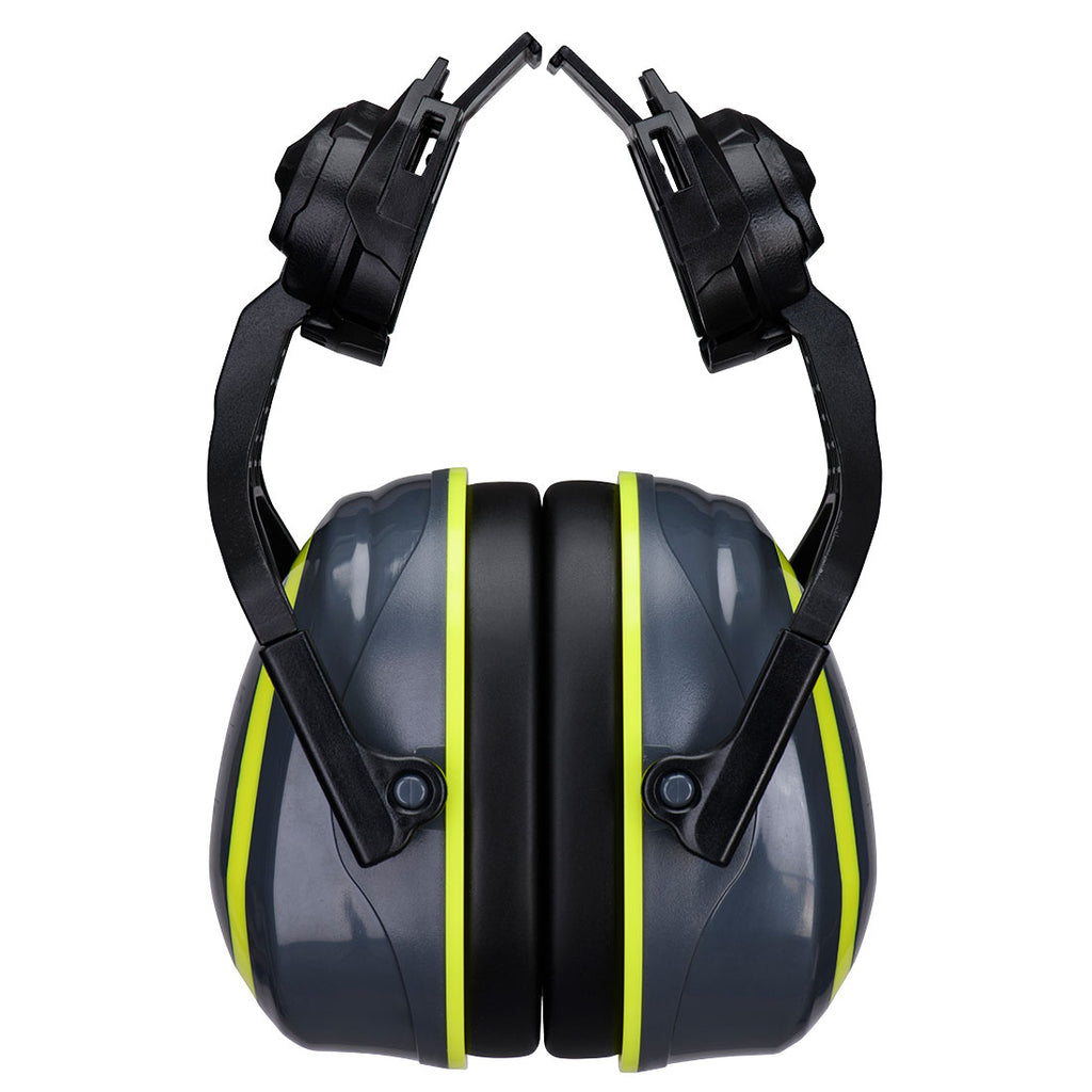 Portwest HV Extreme Ear Defenders Medium Clip-On Metal Free - Grey ...